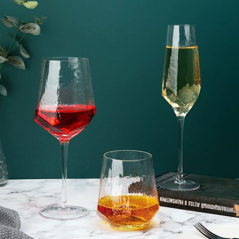 Wine and Champagne Lead Free Crystal Wine Glass